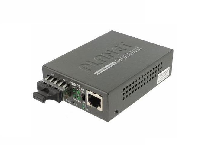 Bộ chuyển đổi Converter quang điện PLANET GT-802S 1000Mbps Singlemode