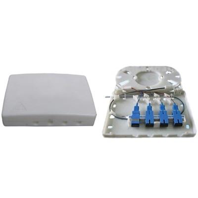 Hộp phối quang ODF 4FO, 4 core, 4 port vỏ nhựa OTB-04C Multimode